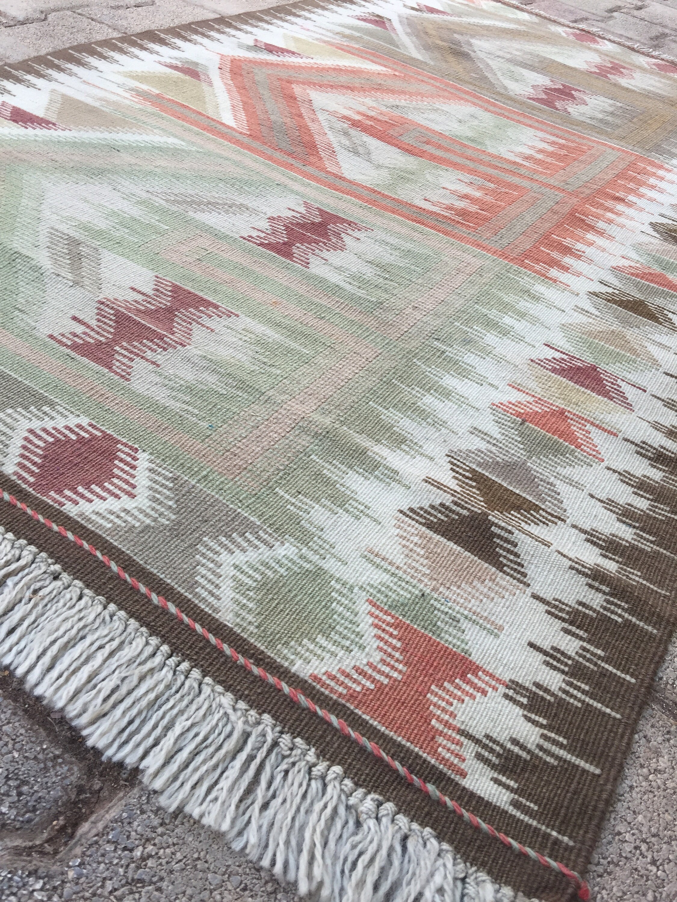 Kilim Rug Handmade Rug Turkish Pastel Rug Vintage Bohemian Rug | Etsy