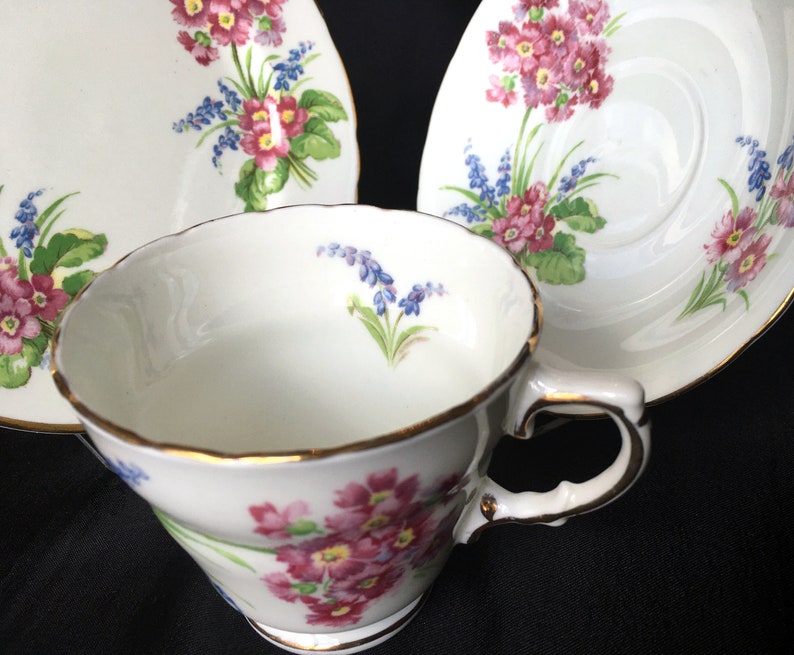 Vintage H & M SUTHERLAND Bone China Tea Set Trio 2611 C1950s - Etsy