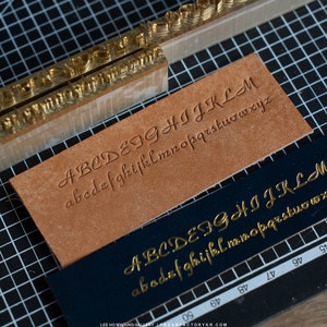 Alphabet Letter Stamp, Leather Stamp / 4mm(14pt) / 5mm(18pt) - Etsy