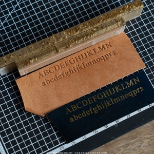 Alphabet Letter Stamp, Leather Stamp / 4mm(14pt) / 5mm(18pt) - Etsy