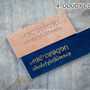 Alphabet Letter Stamp, Leather Stamp / 4mm(14pt) / 5mm(18pt) - Etsy