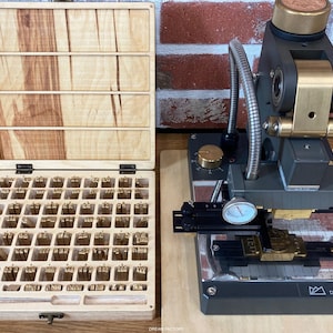 Letters Stamp Wood Box Letters Storage Box Font Storage Box - Etsy