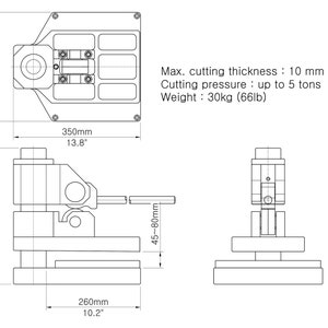 Hand Clicker Leather Press: 5-ton Manual Cutting Machine - Etsy