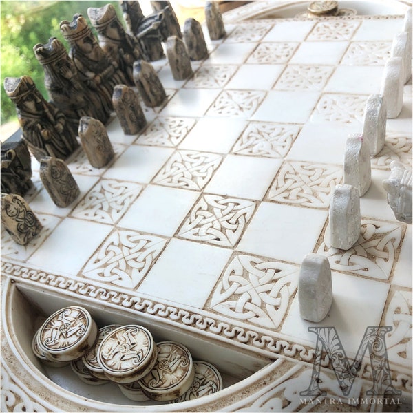 Stone Chess Set - Etsy