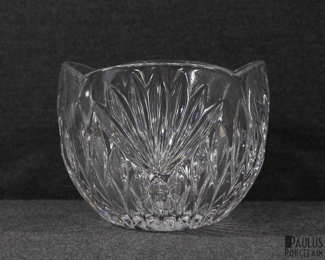 Beautiful Crystal Cut Vase Vintage Crystal Flower Vase Tulip - Etsy