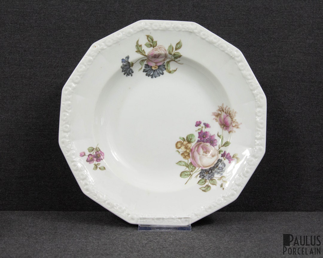 A Vintage Rosenthal Maria Soup Plate or Pasta Plate With a Continental ...
