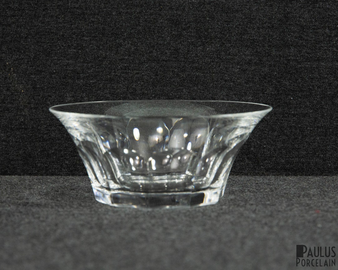 A Beautiful Crystal Small Bowl With Panel Design - Etsy