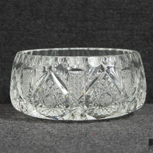 A Beautiful Partly Hand Cut, Small Crystal Bowl, Small Fruit Bowl or Decorative Bowl - Etsy
