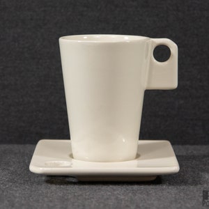 A Royal Boch 'MPA' Coffee Cup and Saucer, Designed by Marc Pairon ...