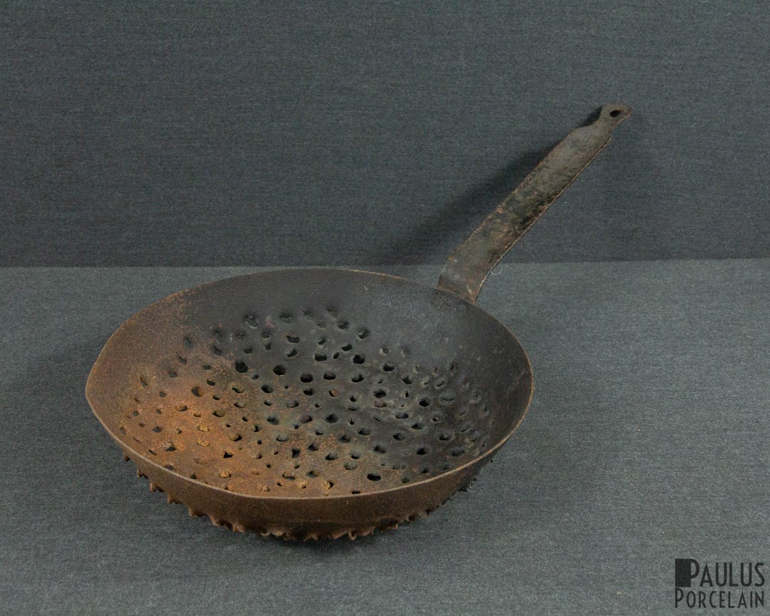 Old Iron Chestnut Roaster Vintage Fireplace Accessory - Etsy
