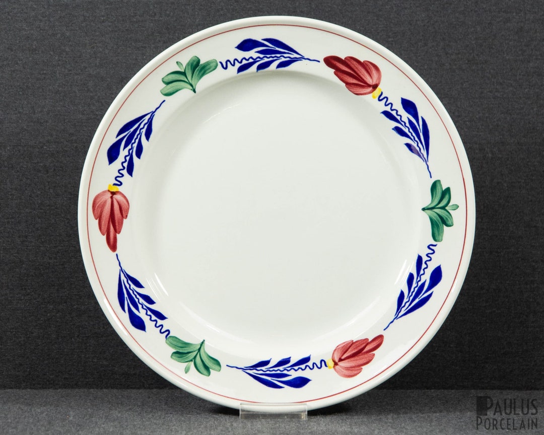 A Royal Boch Boerenbont Vintage Dinner Plate - Etsy