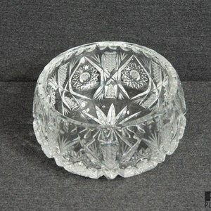 A Beautiful Partly Hand Cut, Small Crystal Bowl, Small Fruit Bowl or Decorative Bowl - Etsy