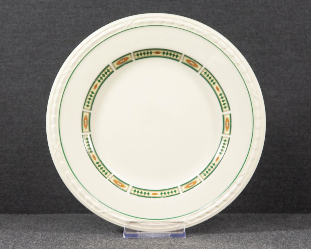 A Royal Creamware Recamier Lunch Plate, Appetizer Plate or Breakfast ...