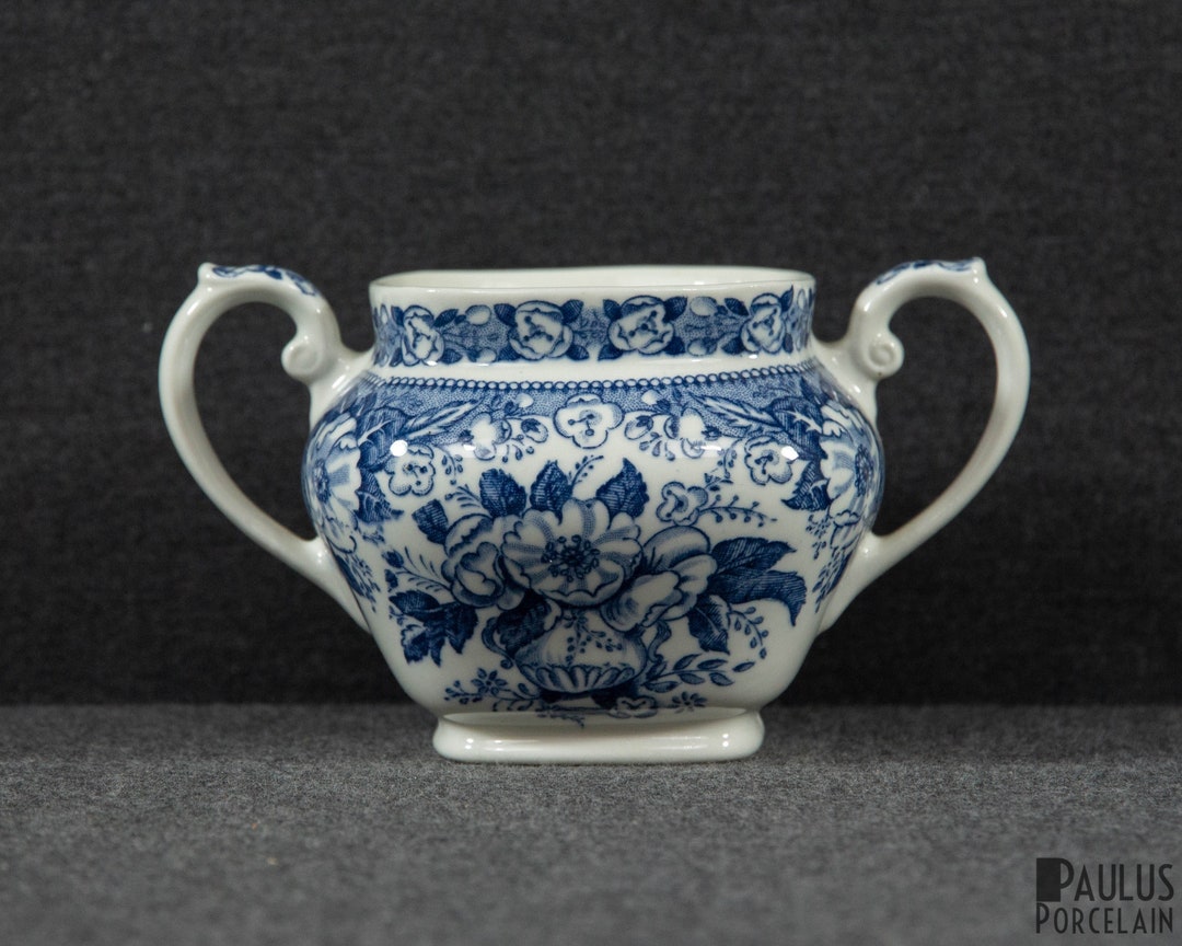 A Beautiful Royal Sphinx Balmoral (blue) Large Sugar Bowl (without a ...