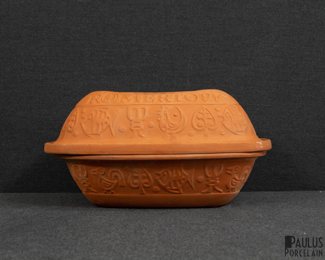 Handmade Römertopf Clay Baker for Healthy Cooking and Baking Perfect for Roasting Chicken ...