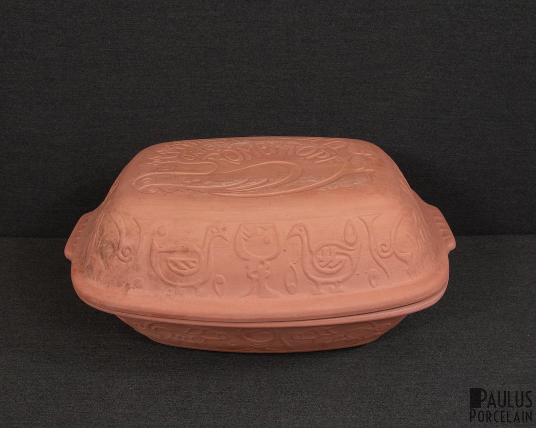 Handmade Large Römertopf Clay Baker for Healthy Cooking and Baking ...