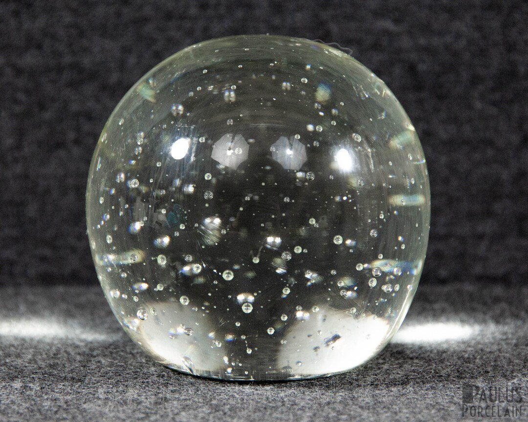 Lead Crystal Paperweight/ Desk Ornament - Etsy