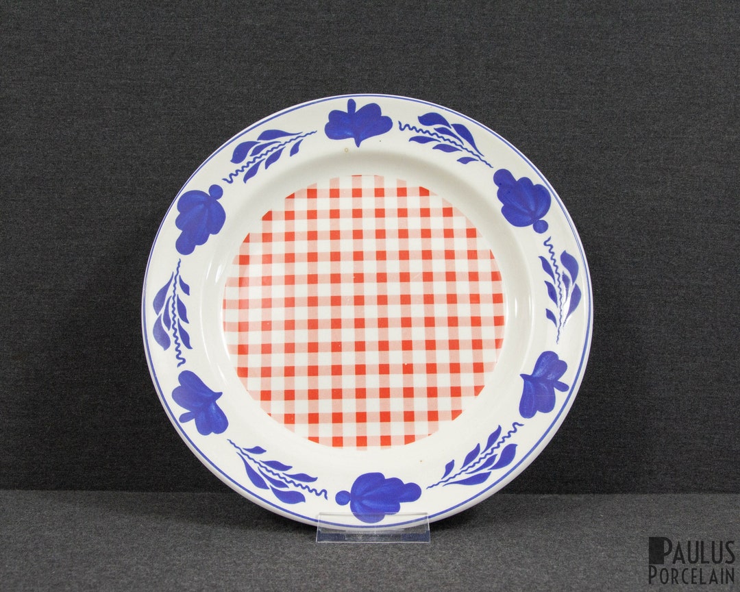 A Royal Boch Boerenbont Bonter Dinner Plate - Etsy