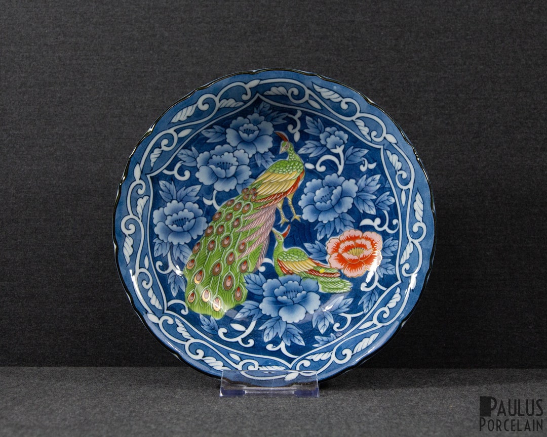 Vintage Chinese Decorative Plate - Etsy