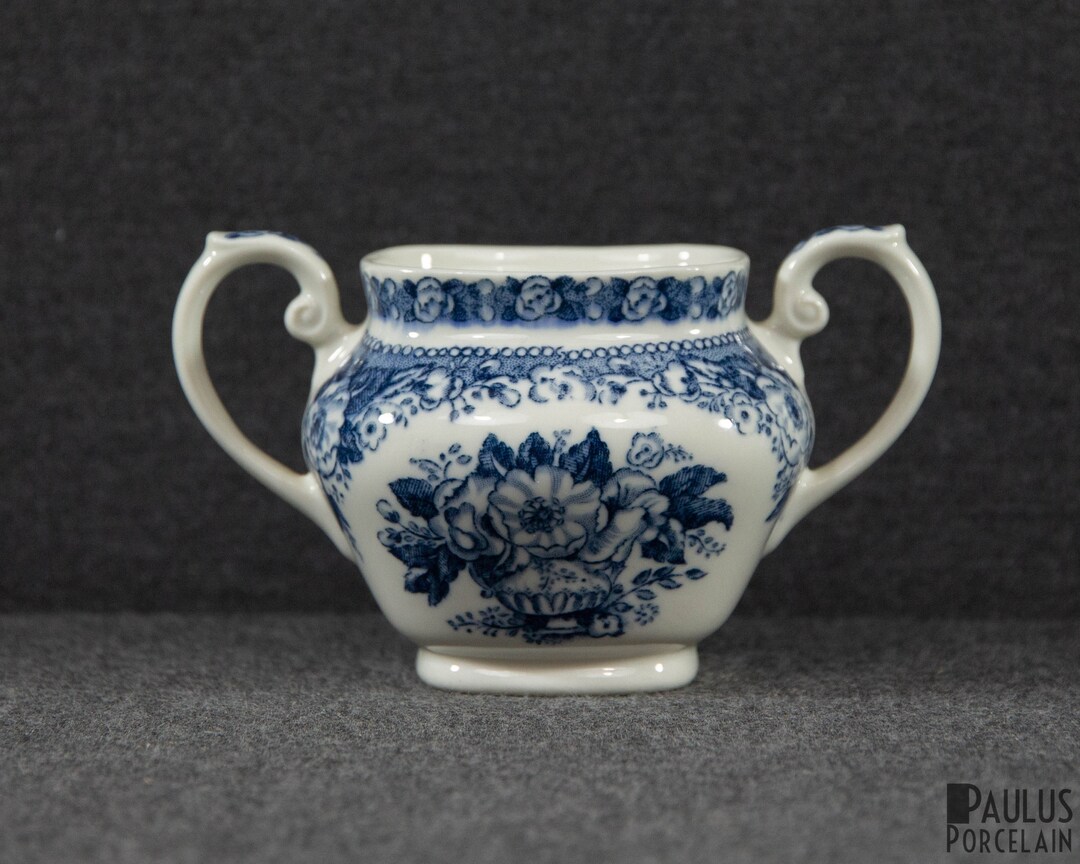 A Royal Sphinx Balmoral blue Sugar Bowl without a Lid - Etsy