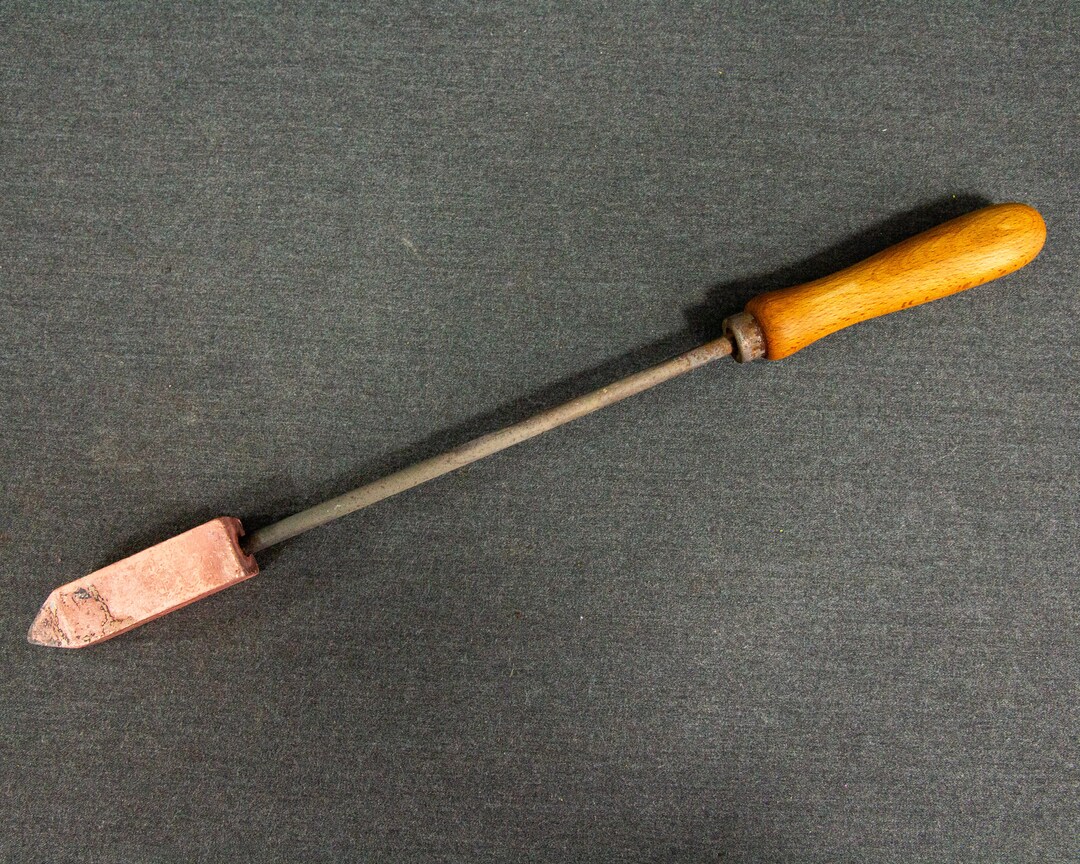 Large Antique Copper Soldering Iron, Collectible Antique Tool - Etsy
