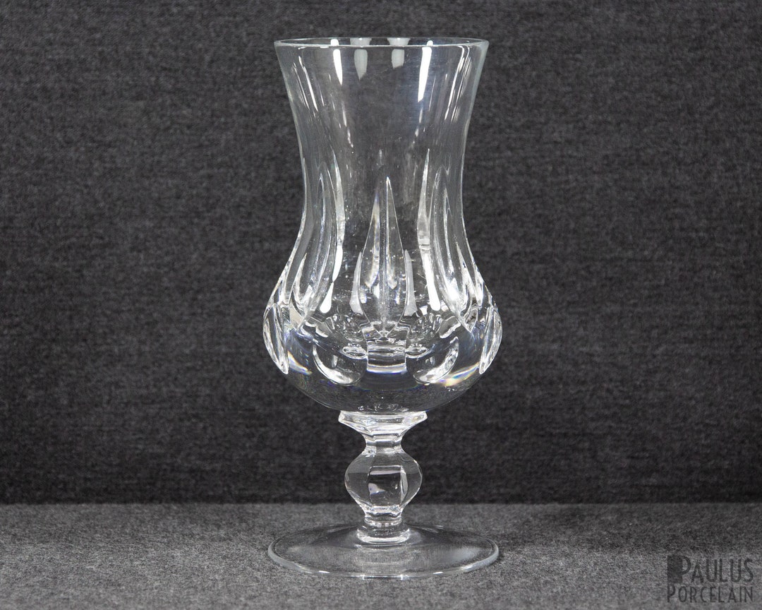 Beautiful Footed Crystal Vase, Vintage Crystal Flower Vase, - Etsy