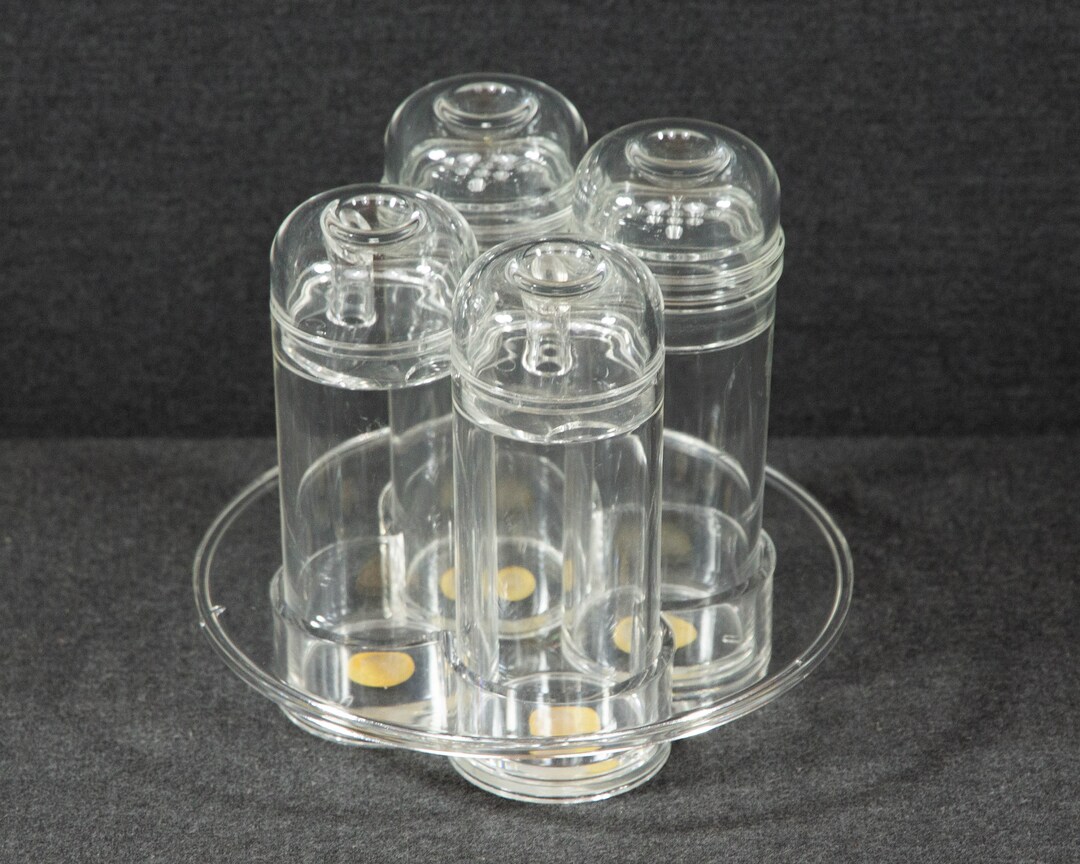 A Guzzini Clear Acrylic Table Set Made in Italy Deisgn by - Etsy