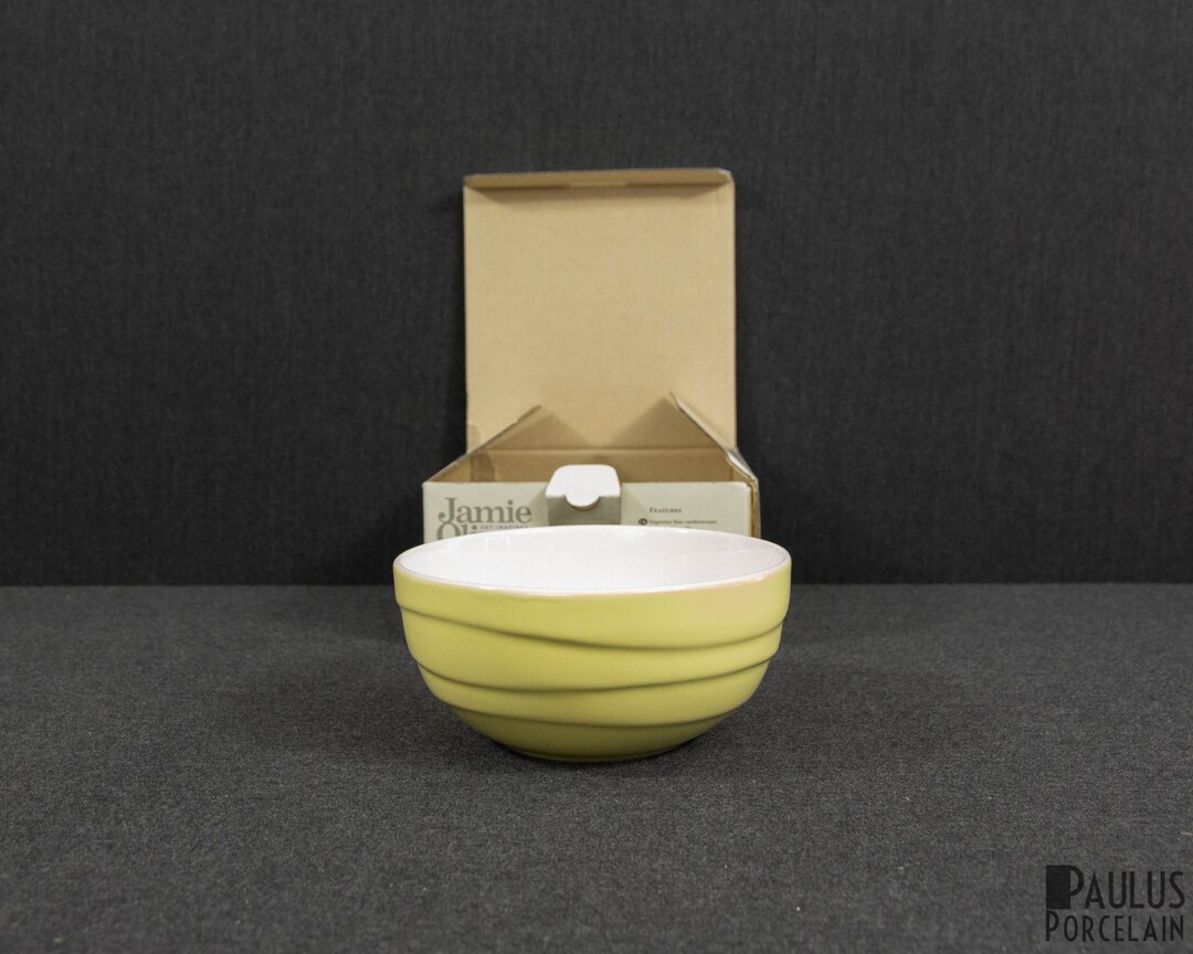 A Jamie Oliver Waves Yellow Small Bowl/ Fruit Bowl/ Cereal Bowl ...