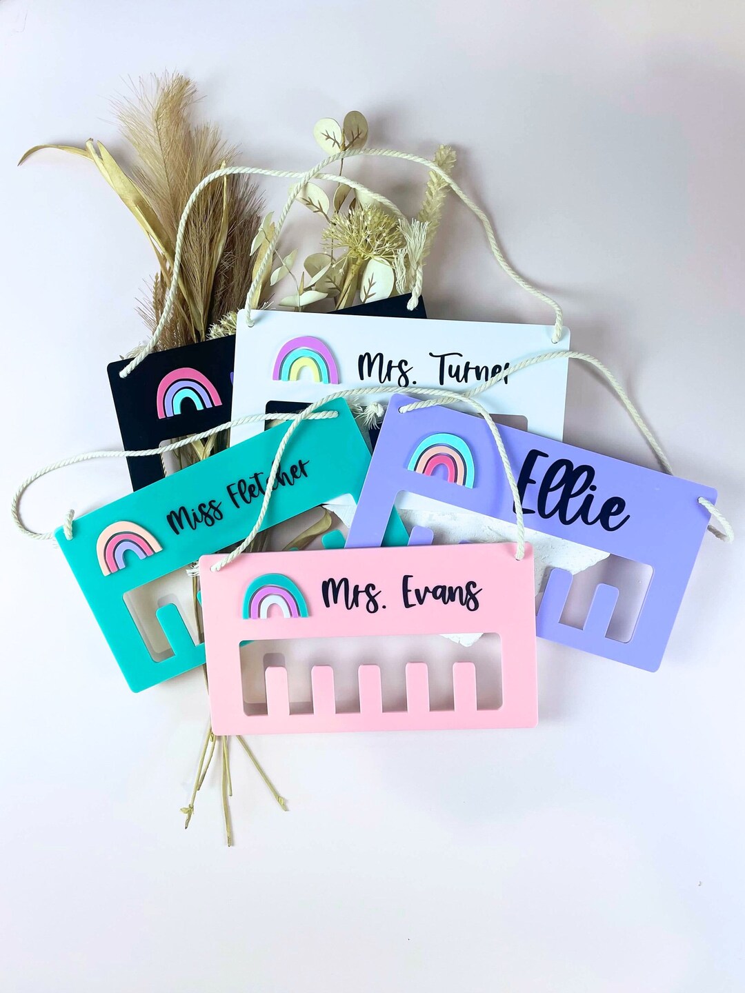 Necklaces and Lanyard Organiser Personalised Lanyard Holder End of Year ...