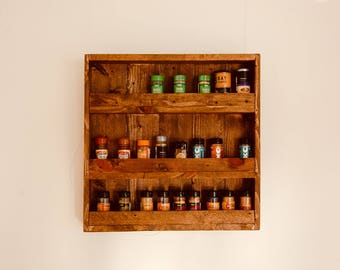 Rustic Spice Rack | Etsy