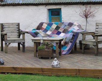 Tweed Patchwork - Etsy UK