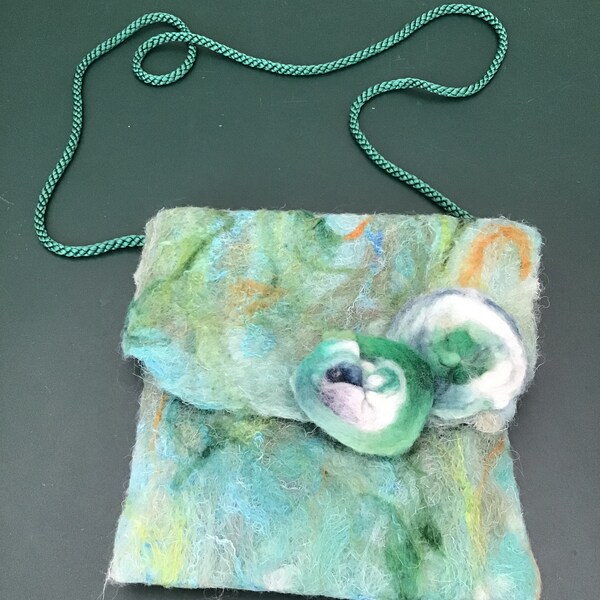 Wet Felted Purse - Etsy