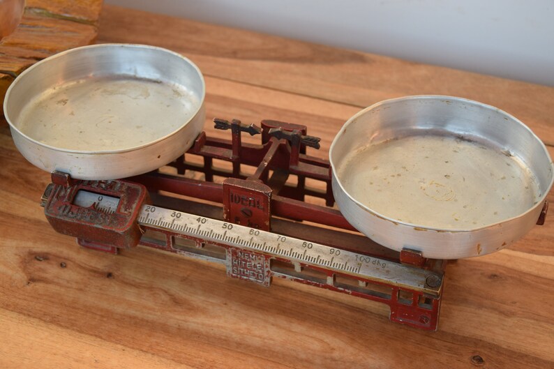 Antique 5kg Cast Iron Scale - Etsy