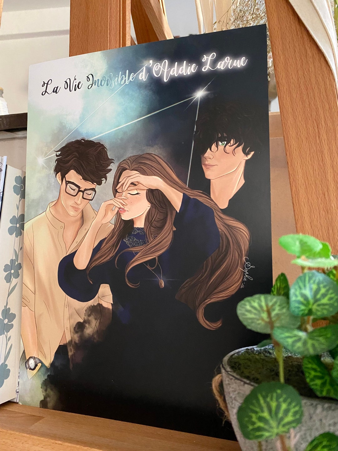 Print A4 - Henry, Luc & Addie - the Invisible Life of Addie Larue - Etsy