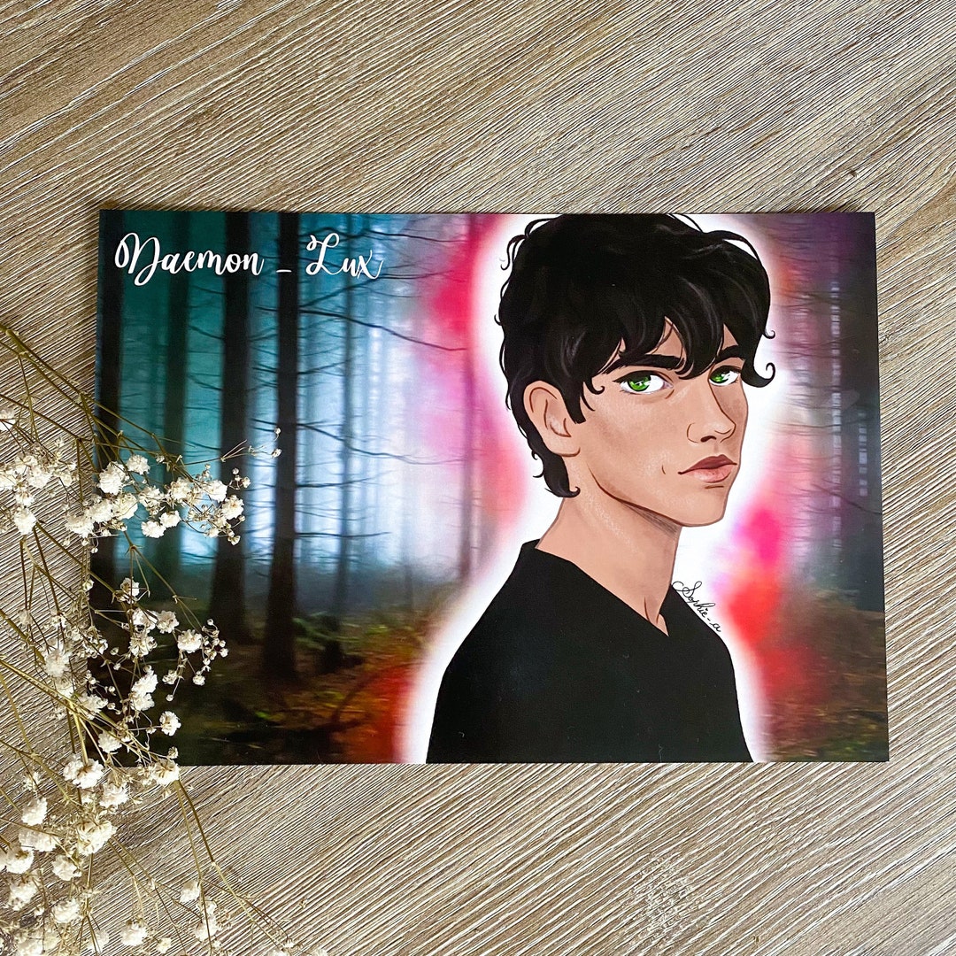 Illustration A4 - Daemon (lux Jennifer L Armentrout) - Etsy
