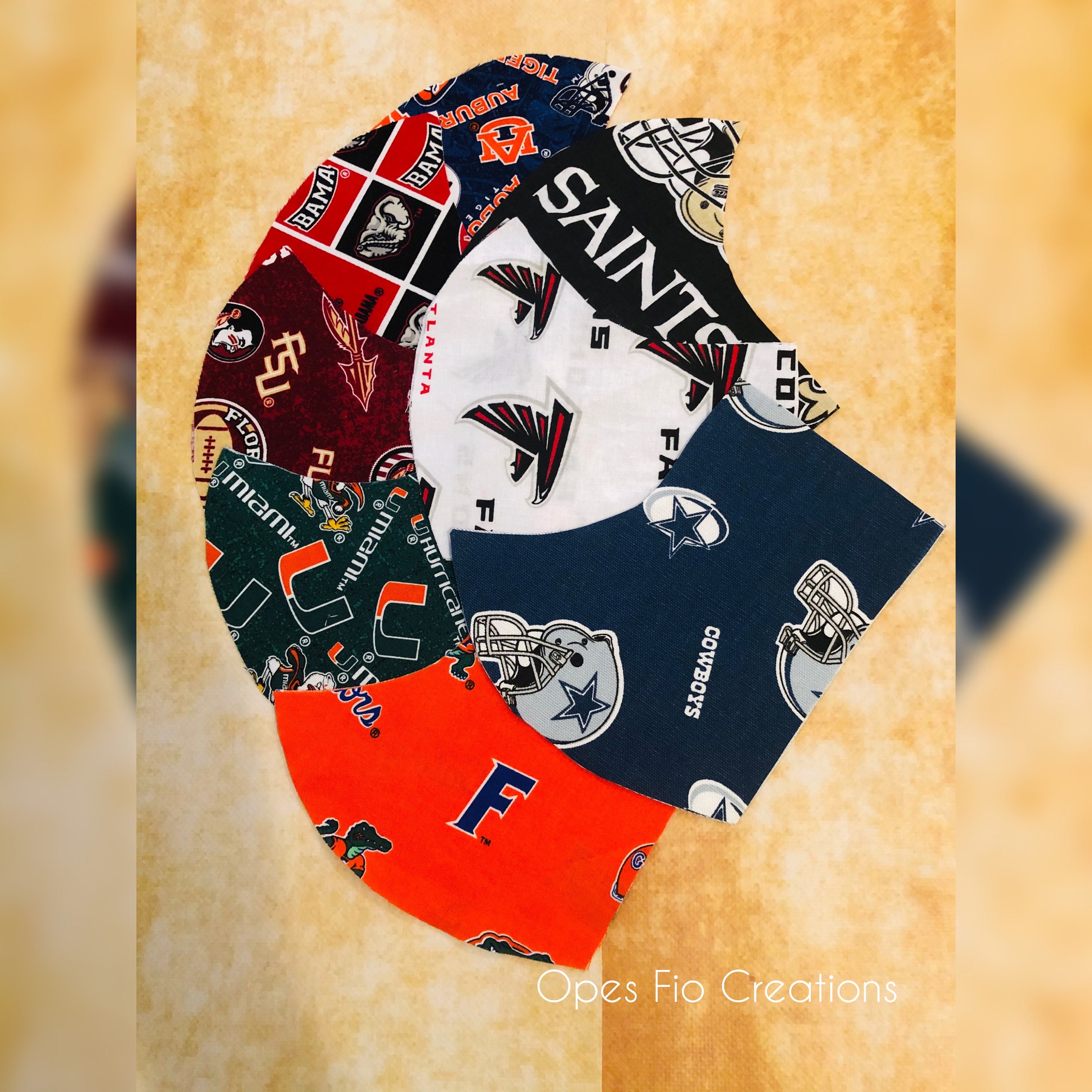 Team Fitted Face Mask W/ Filter Pocket - Etsy