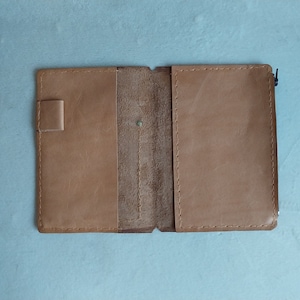 Camel Pen/wallet Leather Insert to Carry Inside Your Traveler's ...