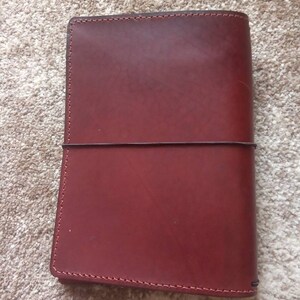 3 Mm Old Brown - Handmade Leather Travel Notebook Cover With Pocket ...
