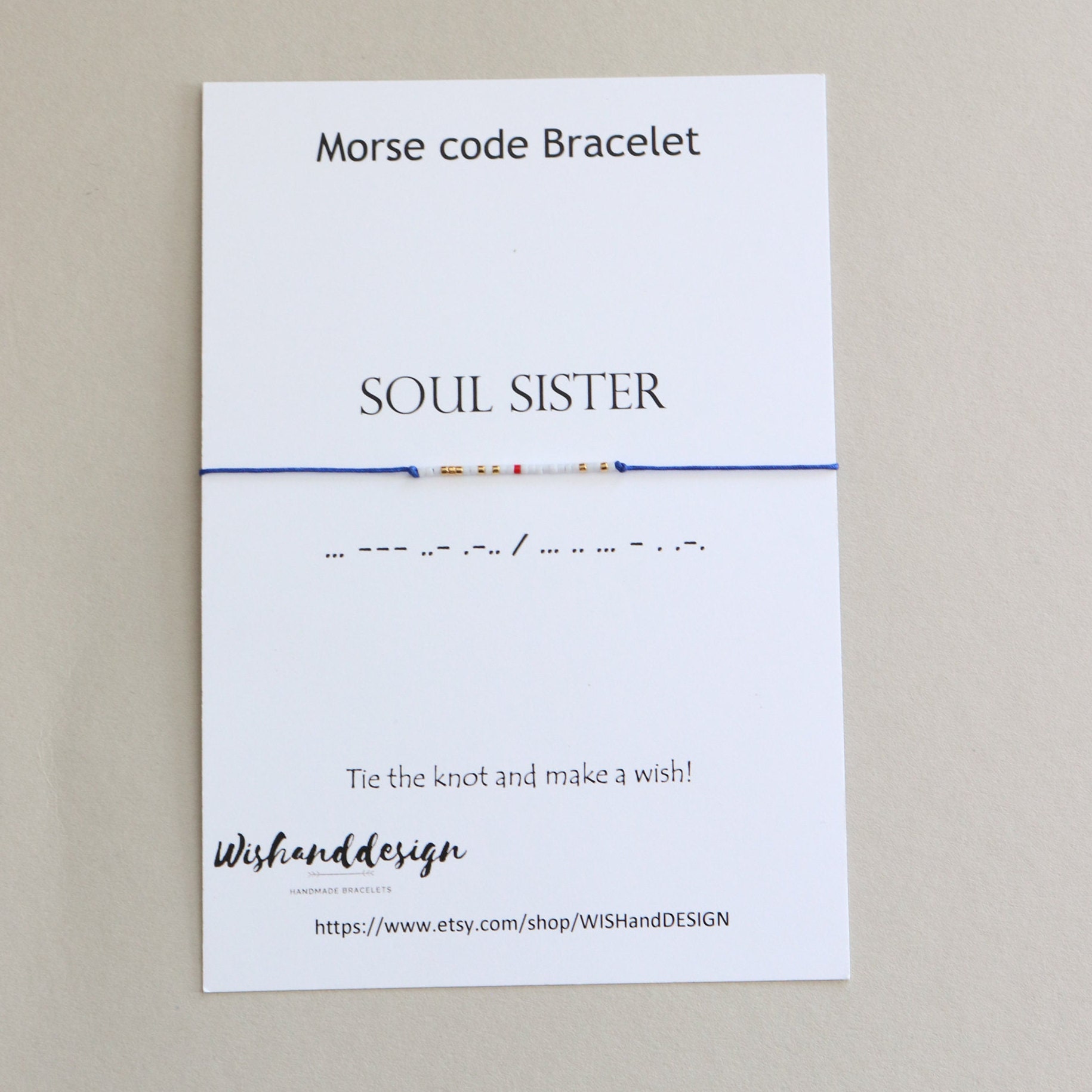 Soul Sister Morse Code Bracelet, Best Friend Bracelet, Soul Sister Gift ...