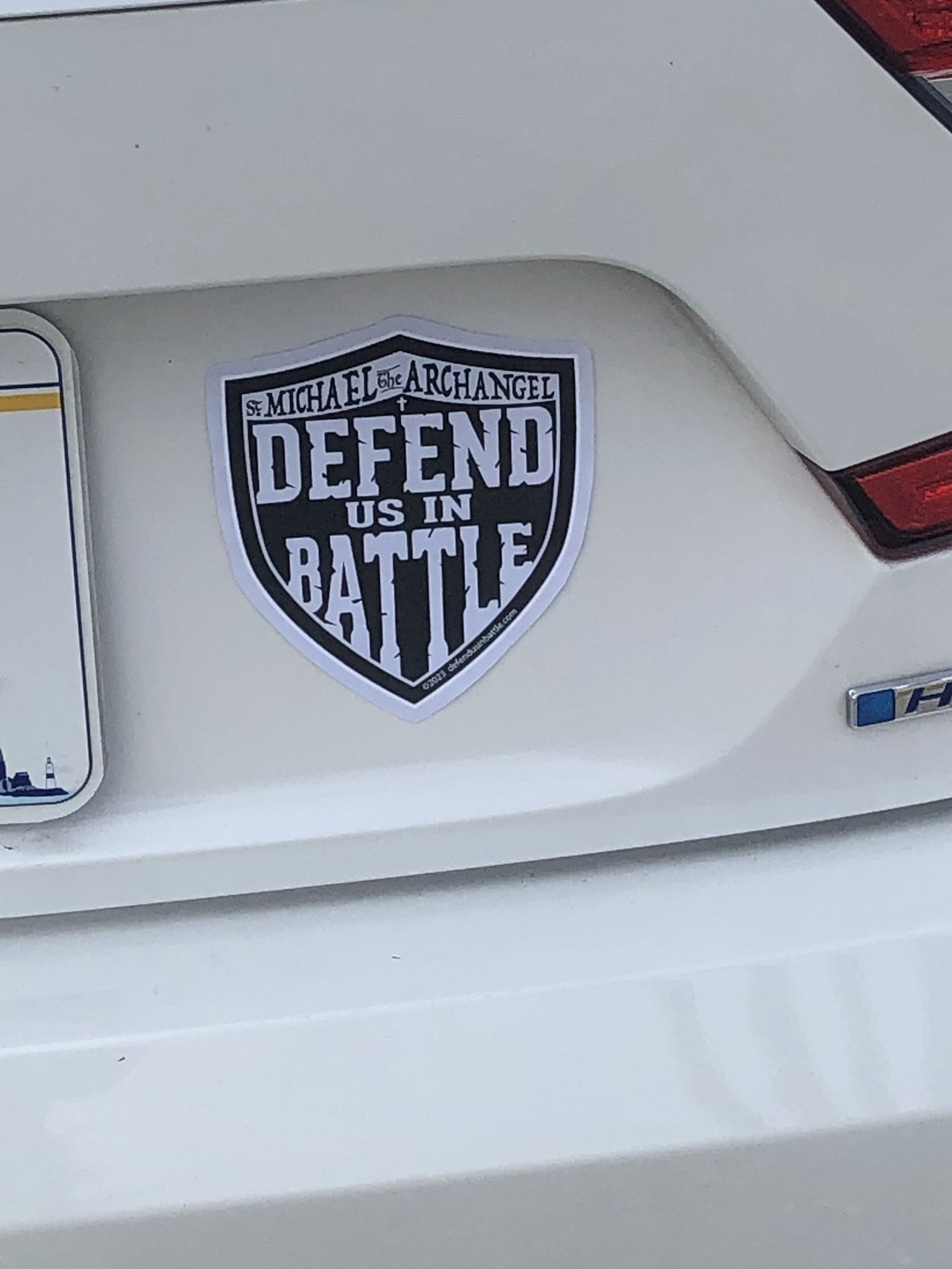 Catholic Car Sticker Saint Michael the Archangel Shield Design Sticker ...