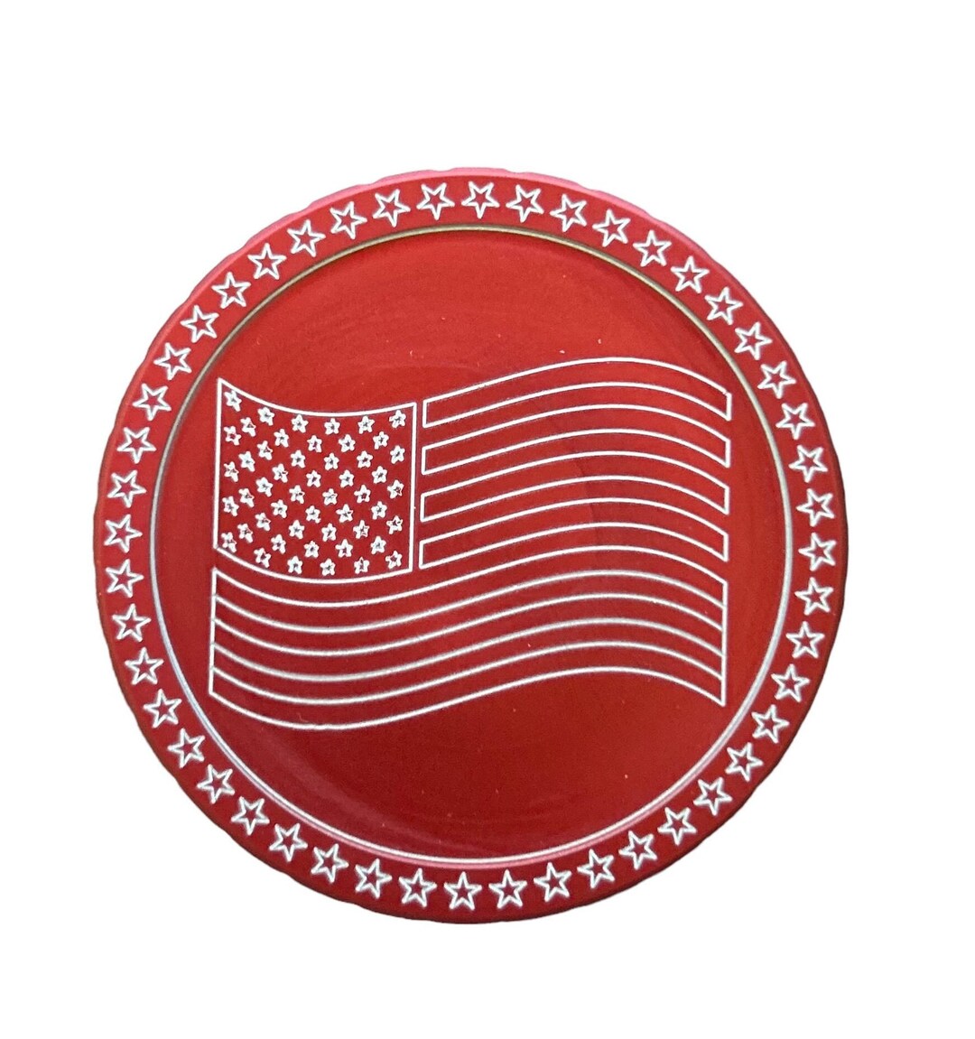 Snuff Can Lids Tobacco Engraved Custom Diplidz™ American Flag USA - Etsy