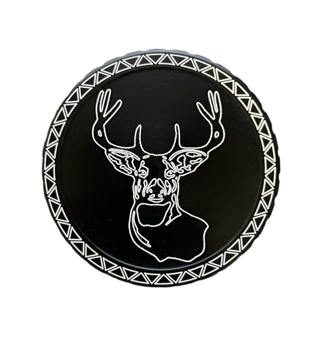 Snuff Can Lids, Tobacco Can, Engraved, Custom, Diplidz™, Deer Mount ...