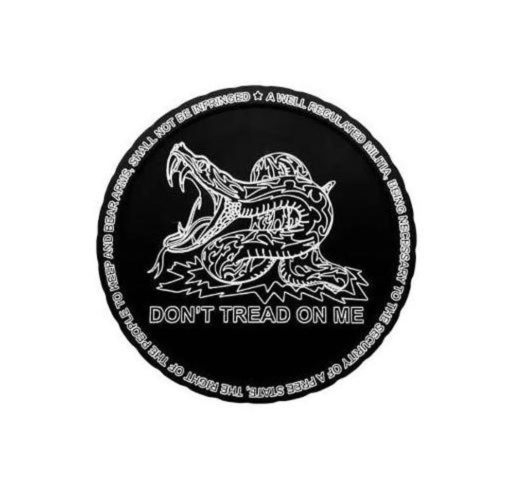 Snuff Can Lids, Tobacco Can, Engraved, Custom, Diplidz™, Don’t Tread on ...