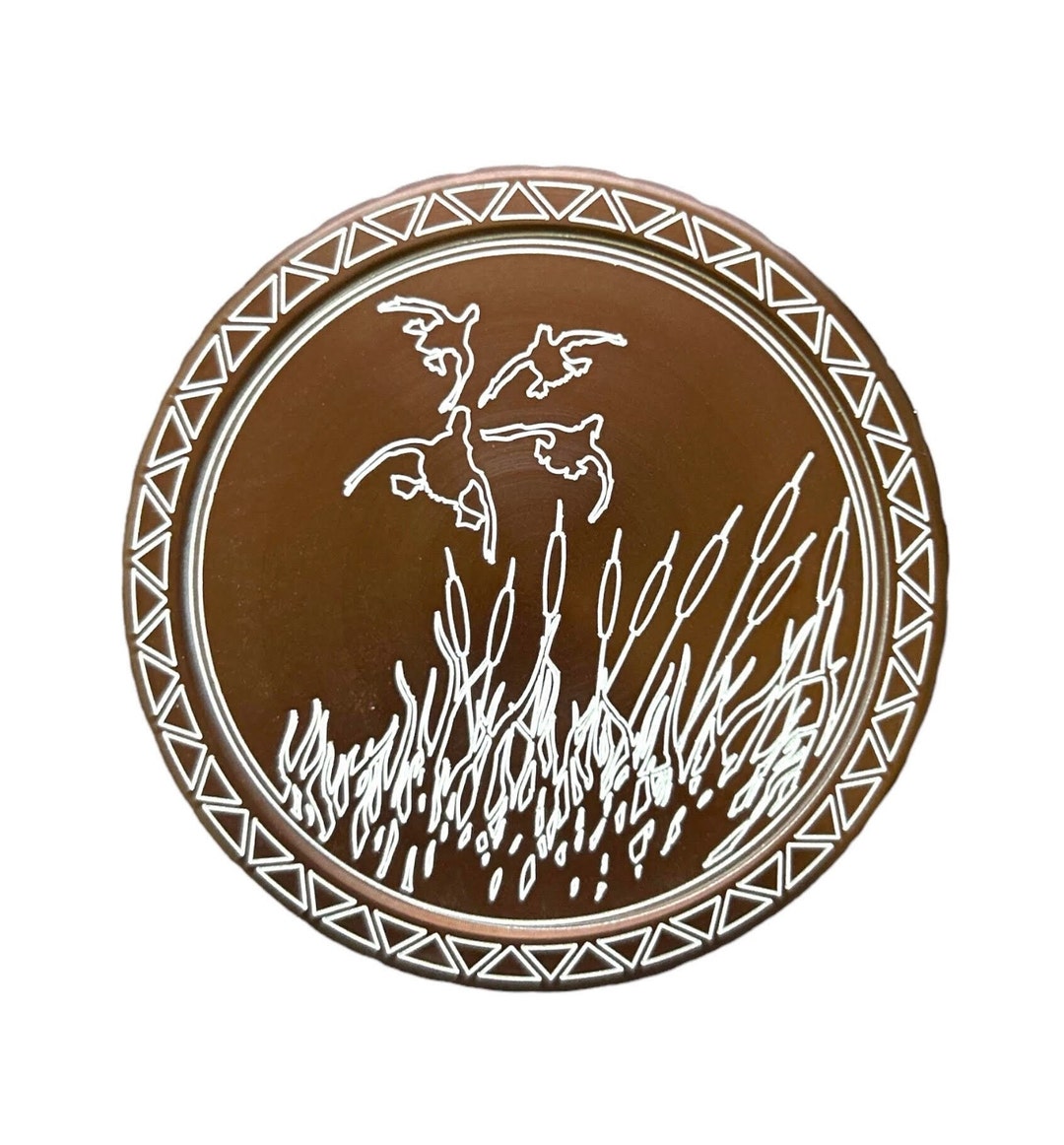 Snuff Can Lids, Tobacco Can, Engraved, Custom, Diplidz, Ducks on ...