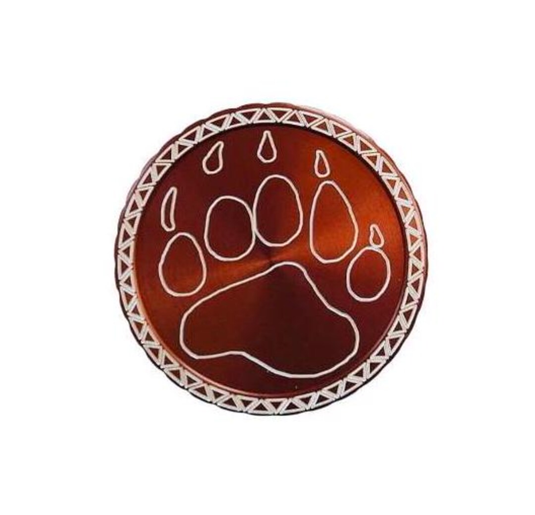 Snuff Can Lids, Tobacco Can, Engraved, Custom, Diplidz™, Bear Paw - Etsy