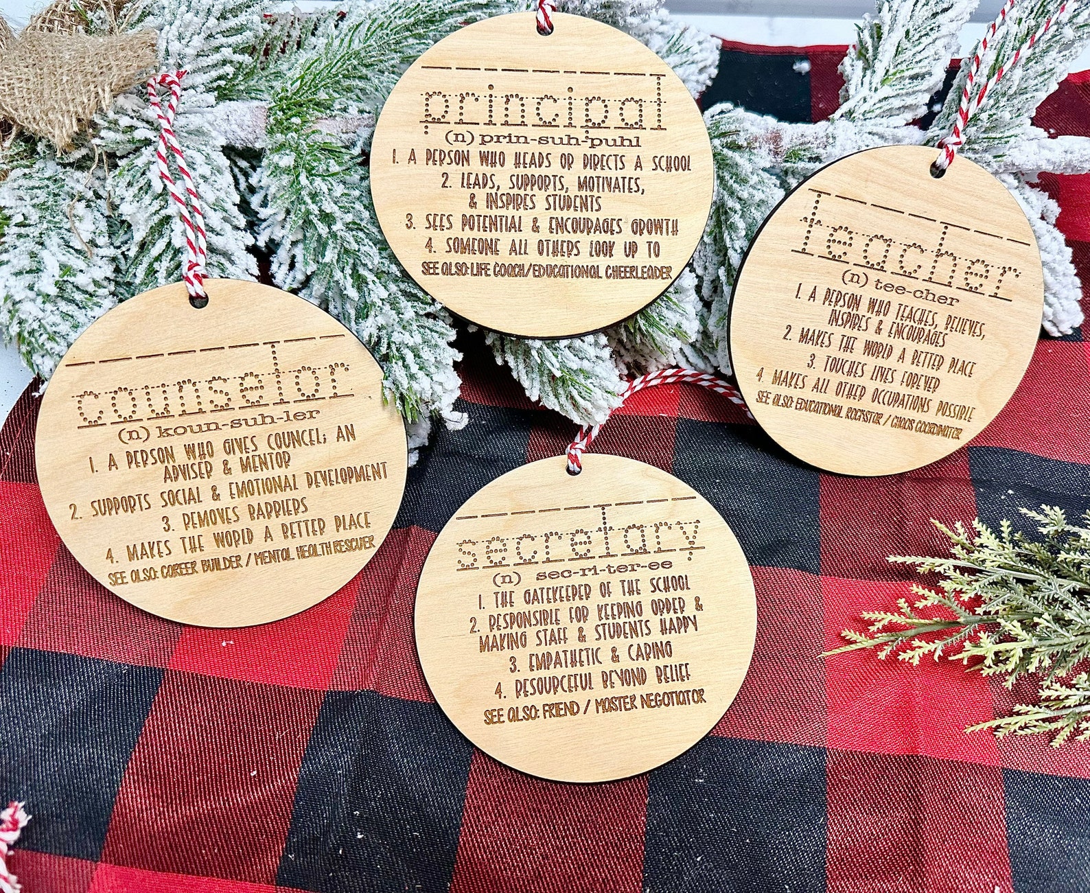 Teacher Definition Christmas - Etsy