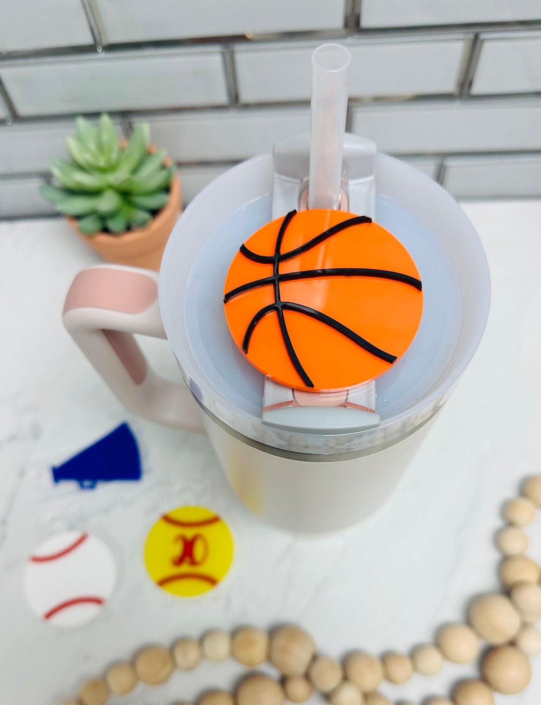 Basketball H2.0 Stanley Basketball Tag| Stanley Tumbler Tag Accessories ...