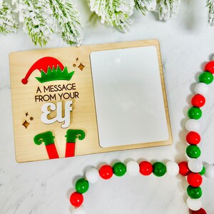 Message From Elf Board| Elf on the Shelf Board| Elf Props| Elf| Message ...