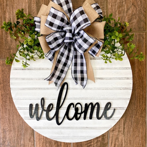 Teacher Welcome Door Circle Sign - Etsy