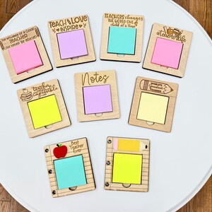 Teacher Sticky Note Holder |teacher Appreciation Gift| End of School ...